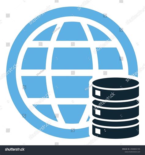 Big Data Icon Vector Representing Data Stock Vector Royalty Free 2590841725 Shutterstock