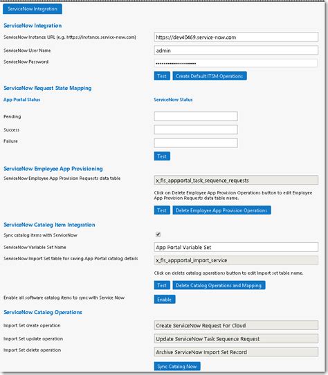 Servicenow Integration