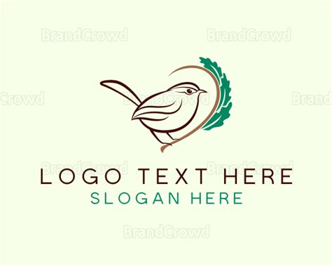 Robin Bird Aviary Logo Brandcrowd Logo Maker