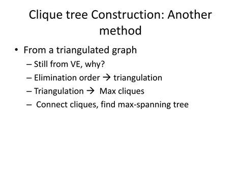 ppt clique trees powerpoint presentation free download id 553813