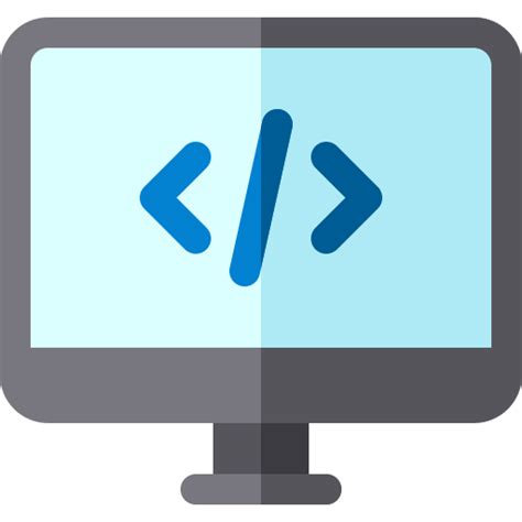 Code Basic Rounded Flat Icon