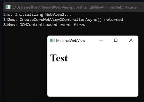 Webview2 Slow Startup In Net 6 Single File Application · Issue 1909 · Microsoftedge