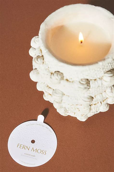 Minka Fern Moss Ceramic Candle Anthropologie