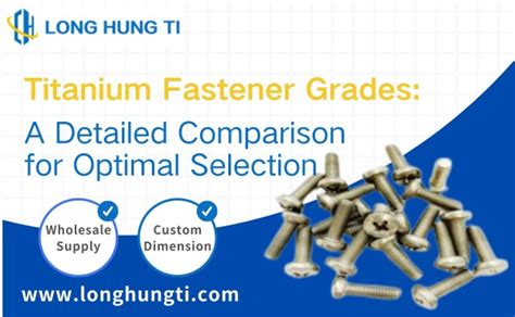 A Detailed Comparison Of Different Titanium Fastener Grades
