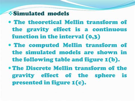 ppt gravity interpretation using the mellin transform powerpoint