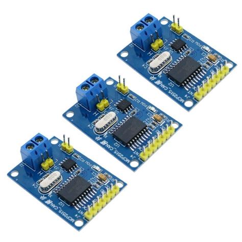 3pcs Mcp2515 Can Bus Module Tja1050 Receiver Spi Module For Arduino 51 Mcu Arm Controller Devel