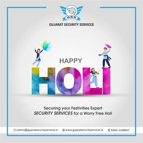 Gujarat Security Services On Linkedin Gss Gss Happyholi Holi Worryfree Holi2024