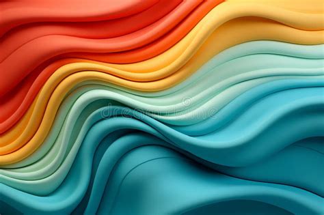 Vibrant And Colorful Abstract Background Featuring Textured Layers Of Translucent Fabric Stock