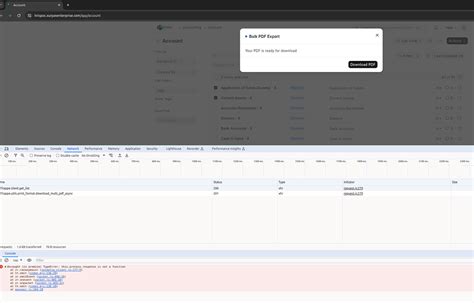 Printing Multiple Documents Is Not Working When On Erpnext