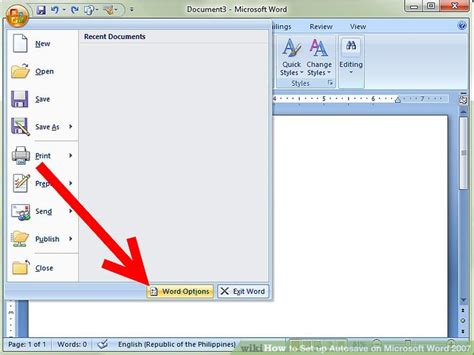 How To Set Up Autosave On Microsoft Word 2007 14 Steps