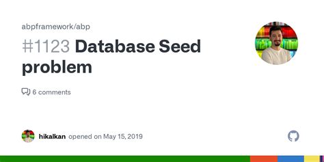 database seed problem · issue 1123 · abpframework abp · github