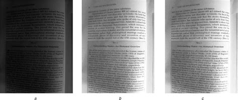 Comparison Between Images Enhanced By The Iterative Process And Derived