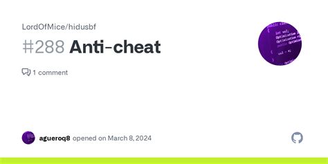 anti cheat · issue 288 · lordofmice hidusbf · github