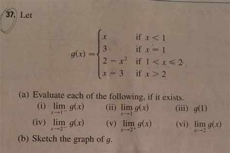 solved let g x {x if x