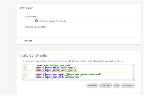 Lint Found Fatal Errors While Assembling A Release Target的解决方案 Csdn博客