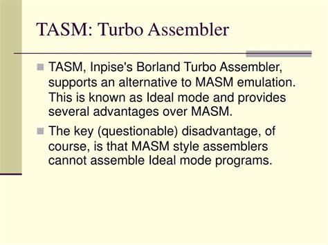 Ppt X86 Assembler Powerpoint Presentation Free Download Id4796205 Ppt X86 Assembler Powerpoint Presentation Free Download Id4796205