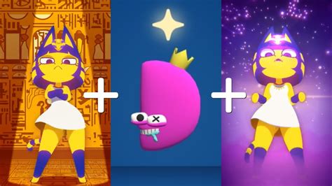 Alphabet Lore A Z Merge Letter Level 17 22 Ankha Cat Dance Meme