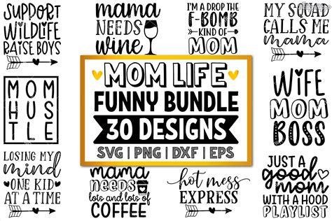Cricut Mom Svg Dxf Png Funny Mom Cut Files Silhouette Cameo Mom The