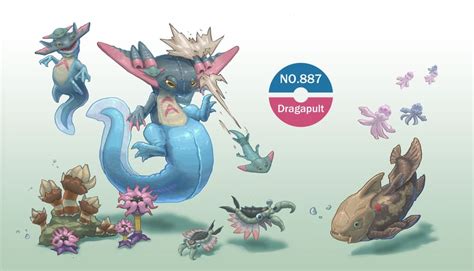 Dreepy Dragapult Frillish Frillish Frillish And 5 More Pokemon