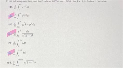 Solved In The Following Exercises Use The Fundamental Chegg