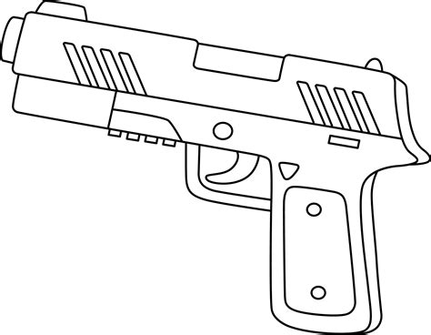 Colouring Pictures Of Guns