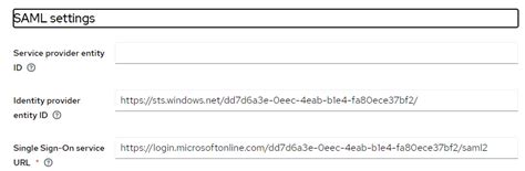 External Idp Azure Error Xml Attribute Format In The Saml Message Must Be A Uri · Issue