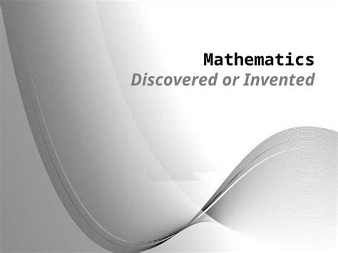 PPT Powerpoint Templates Page Powerpoint Templates Mathematics Discovered Or Invented