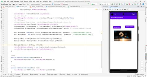 How To Scroll Recyclerview Page Up And Down Programmatically From