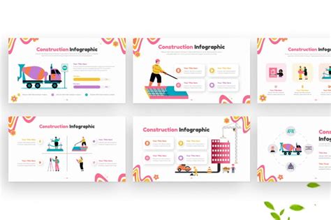 Construction Infographic Groovy Style Keynote Incl Construction And Pptdesign Envato
