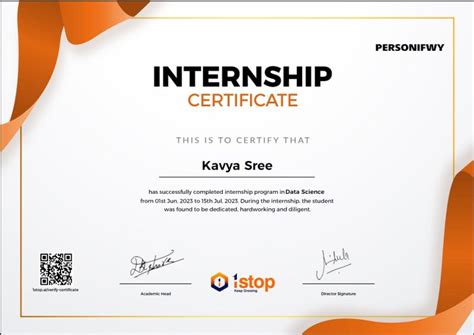 🌟 Internship Milestone Achieved Gooty Kavya Sree
