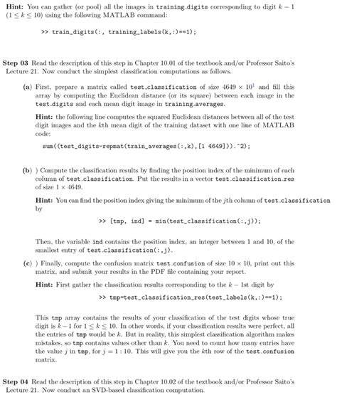 Write A Matlab Code To Perform The Following