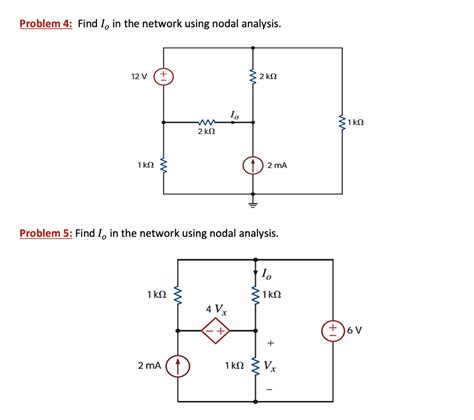 Solved Problem Find In The Network Using Nodal Chegg