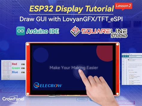 Esp32 Display Tutorial Draw Gui With Lovyangfx丨lesson 2 Esp32 Display Tutorial Draw Gui With Lovyangfx丨lesson 2