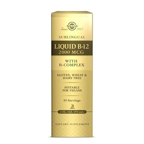 Solgar B12 B Complex Liquid Total Nutrition Miami The 1