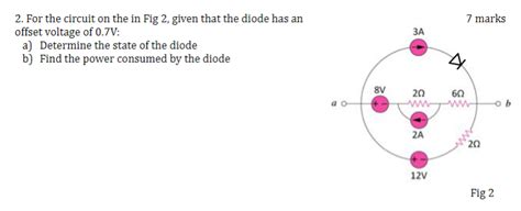 Solved For The Circuit On The In Fig Given That The Chegg