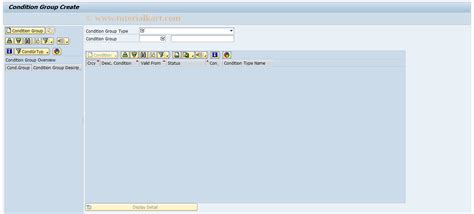 F COGR SAP Tcode Create Condition Group