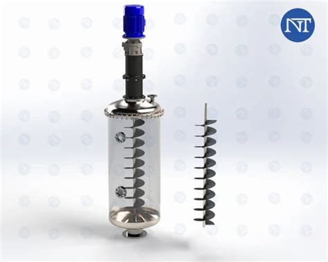 Screw Impeller Agitators For Industrial Capacity Litre 500 L At