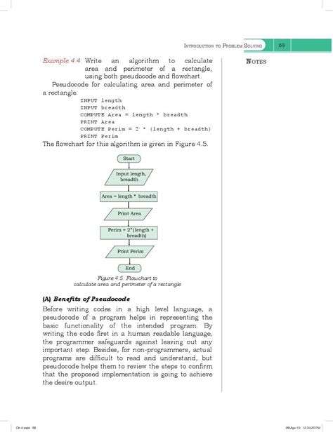 NCERT Book Class 11 Computer Science Chapter 4 Introduction To Problem Solving