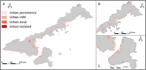 Urban Compactness Spatial Characterization Of Increases In Built Up