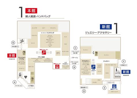 1階 フロアガイド 銀座三越 三越伊勢丹店舗情報