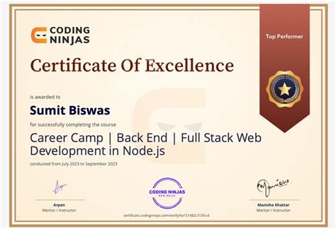 Sumit Biswas On Linkedin Fullstack Codingninja Webdev Nodejs