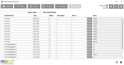 Prodsp Modbus Tcp Master