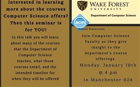 Interested Learning More About The Cs Courses We Offer Department Of