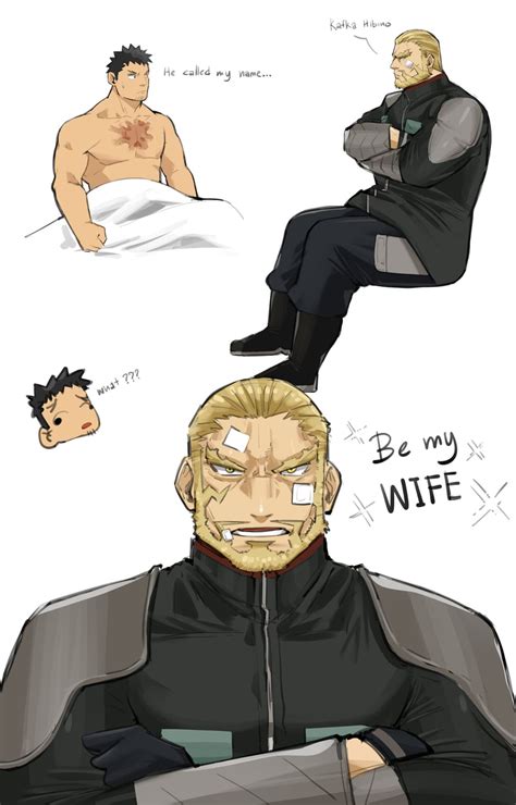 Hibino Kafka And Shinomiya Isao Kaijuu No Drawn By Nongnakk Danbooru