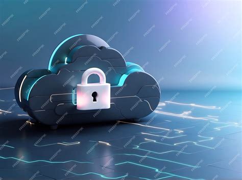 Premium Photo Cloud Data Storage Cloud Computing And Data Security