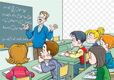 Classroom Mathematics Teacher Blackboard Lesson Png 1690x1199px