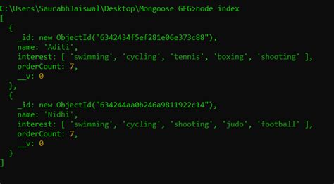mongoose query prototype size api geeksforgeeks