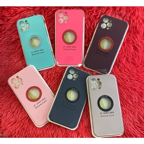 Capa Case De Silicone Anti Impacto Com Furo Logo Para Iphone Pro Max