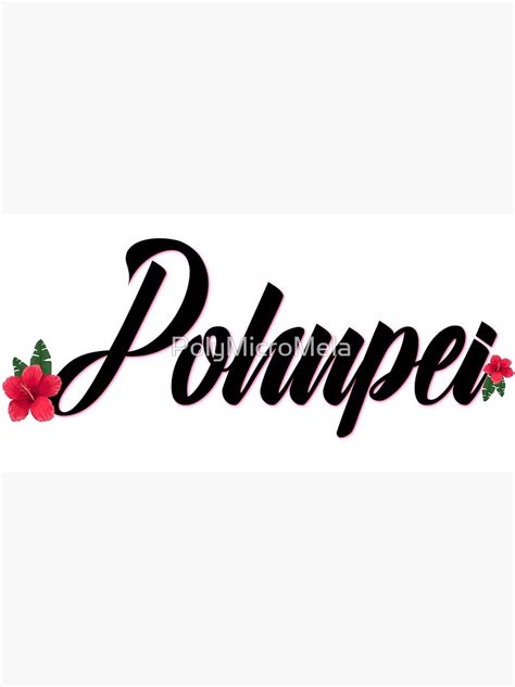 Pohnpei Poster For Sale By Polymicromela Redbubble