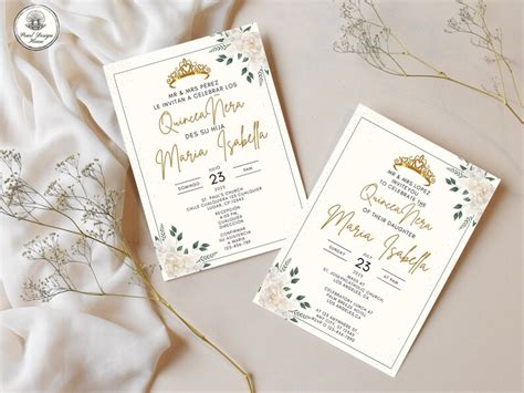 Invitaciones De Quinceañera Quinceanera Invitaciones Editable